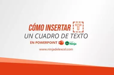 Cómo Insertar Cuadro de Texto en PowerPoint - Ninja del Excel