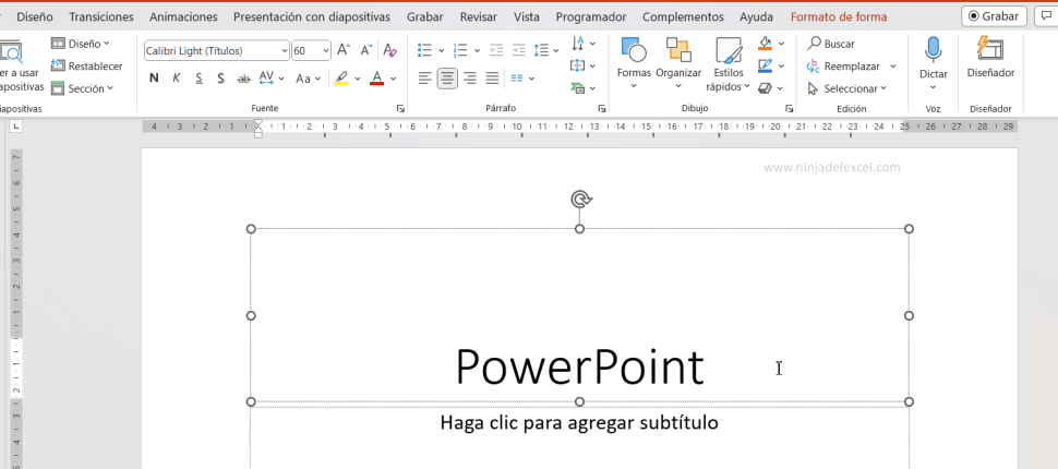Como Curvar Texto en PowerPoint - Ninja del Excel