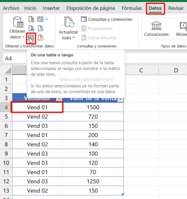 Cómo hacer SUMAR.SI en Power Query - Ninja del Excel