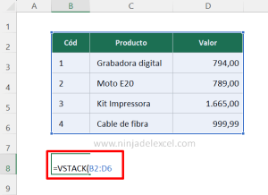 Nuevas Funciones VSTACK Y HSTACK en Excel (Todo en Todo) - Ninja del Excel