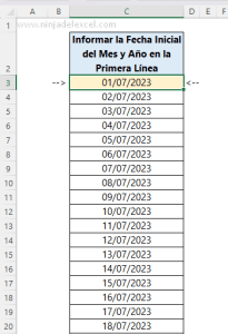 Calendario Con Fórmulas y Lista de Fechas en Excel - Ninja del Excel