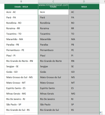 Conozca las Funciones TEXTOANTES y TEXTODESPUES en Excel - Ninja del Excel