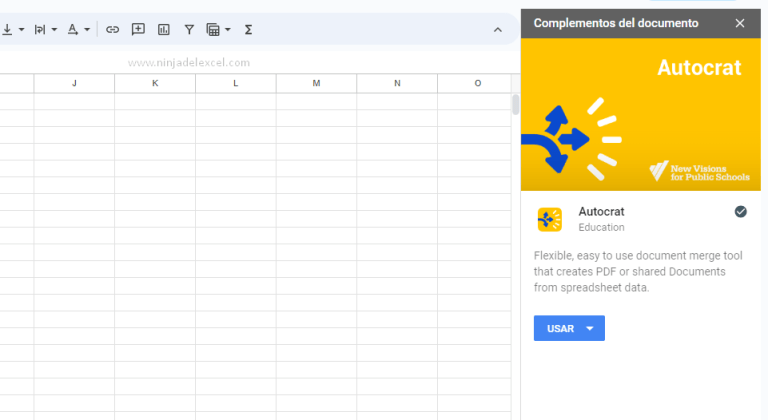 Cómo Instalar Complementos en Google Sheets - Ninja del Excel