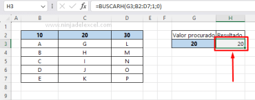 Función BUSCARH en Excel [GUÍA COMPLETA] - Ninja del Excel